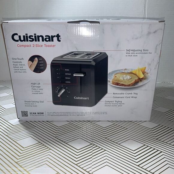 Cuisinart | Kitchen | Cuisinart Compact2 Slice Toaster One Touch ...